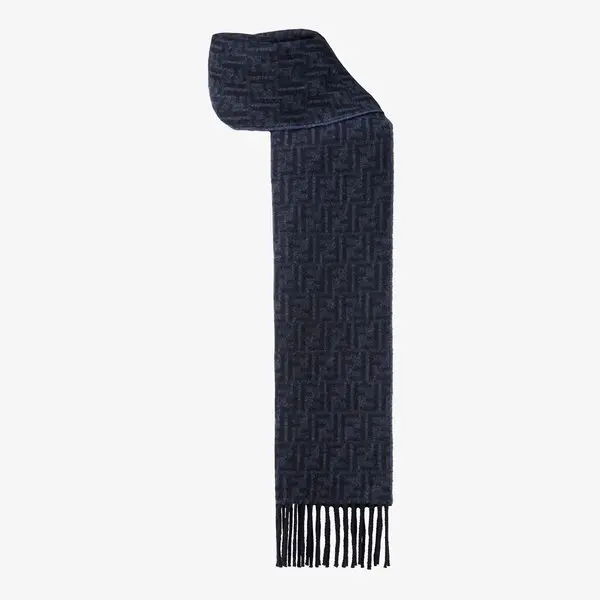Fendi Ff Scarf - Blue