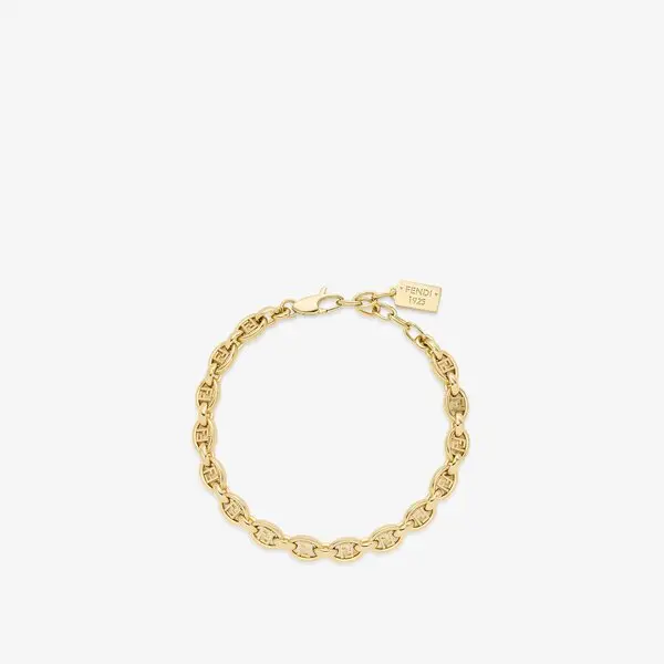 Fendi Orbit Chain Bracelet - Gold