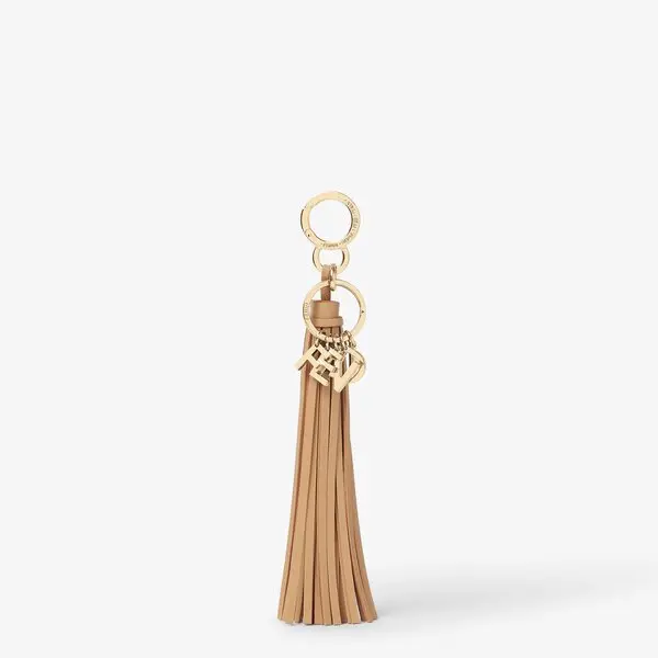 Fendi Letters Charm - Beige