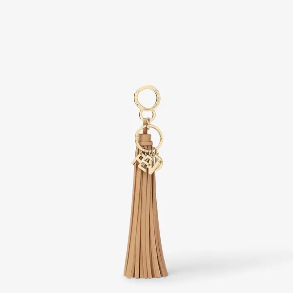 Fendi Letters Charm - Beige