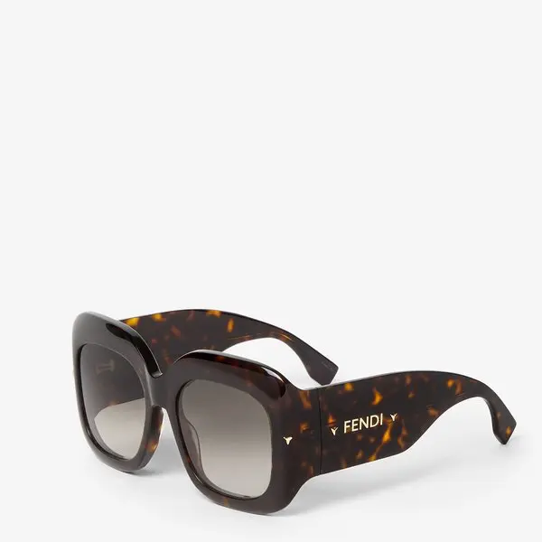Fendi Oversized Square Sunglasses - Brown