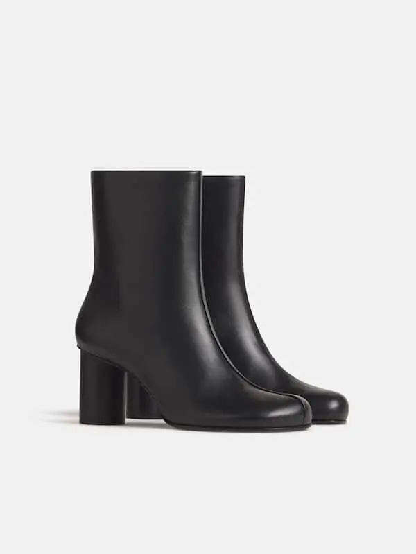 REFORMATION Phadra Leather Ankle Boots