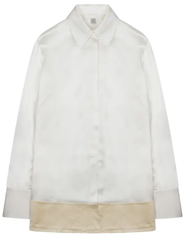 TOTEME Camicia In Viscosa - White