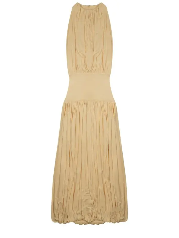 TOTEME Abito Drappeggiato - Yellow