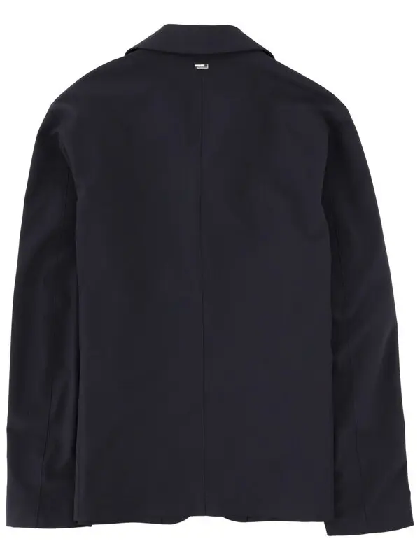 Herno Wool Blend Blazer - Blue