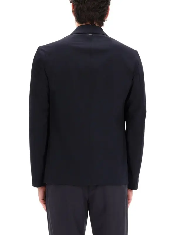 Herno Wool Blend Blazer - Blue