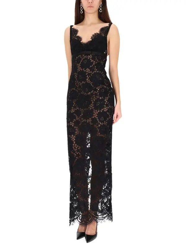 SELF-PORTRAIT Long Lace Dress