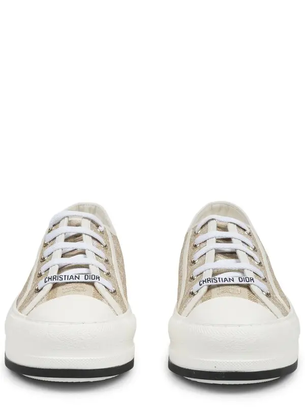 Dior Sneaker Con Motivo Logo - Gold