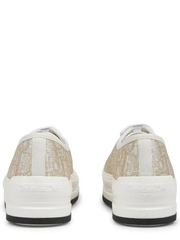 Dior Sneaker Con Motivo Logo - Gold