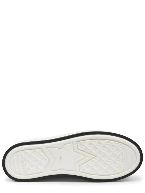 Dior Canvas Logo Sneakers - Gold