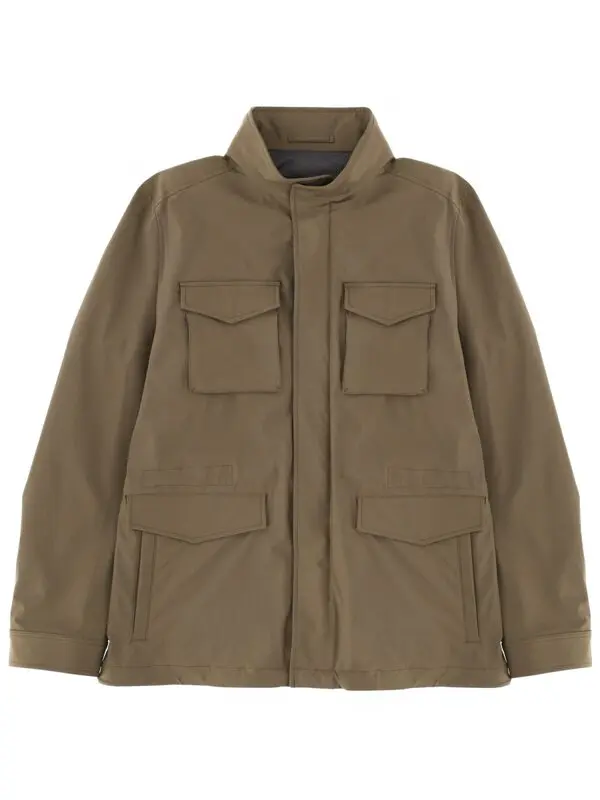 Herno Jacket With Pockets - Brown