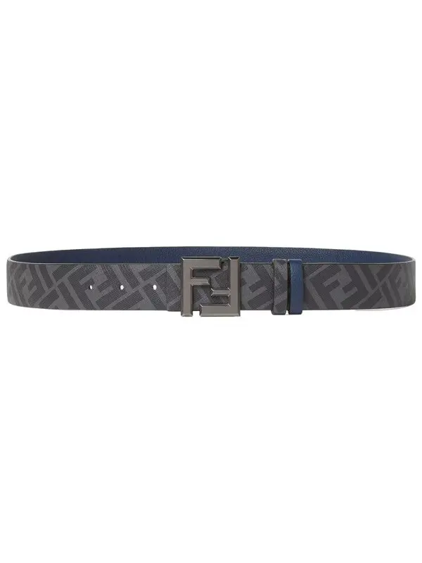 Fendi Reversible Squared Belt - Blue