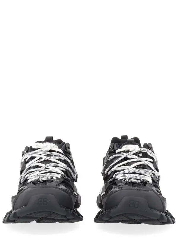 Balenciaga Track Trail Lace Up Sneakers - Black