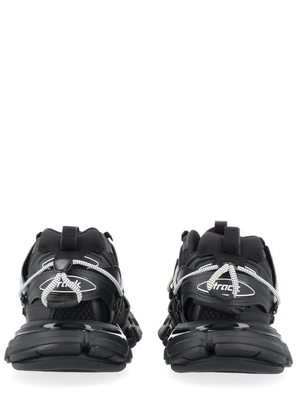 Balenciaga Track Trail Lace Up Sneakers - Black