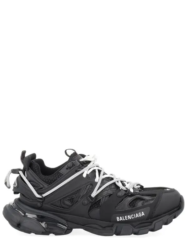 Balenciaga Track Trail Lace Up Sneakers - Black