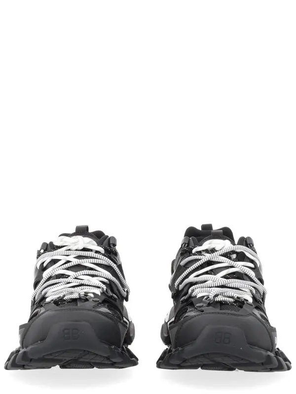 Balenciaga Track Trail Lace Up Sneakers - Black