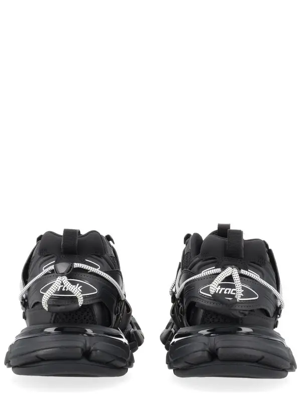 Balenciaga Track Trail Lace Up Sneakers - Black