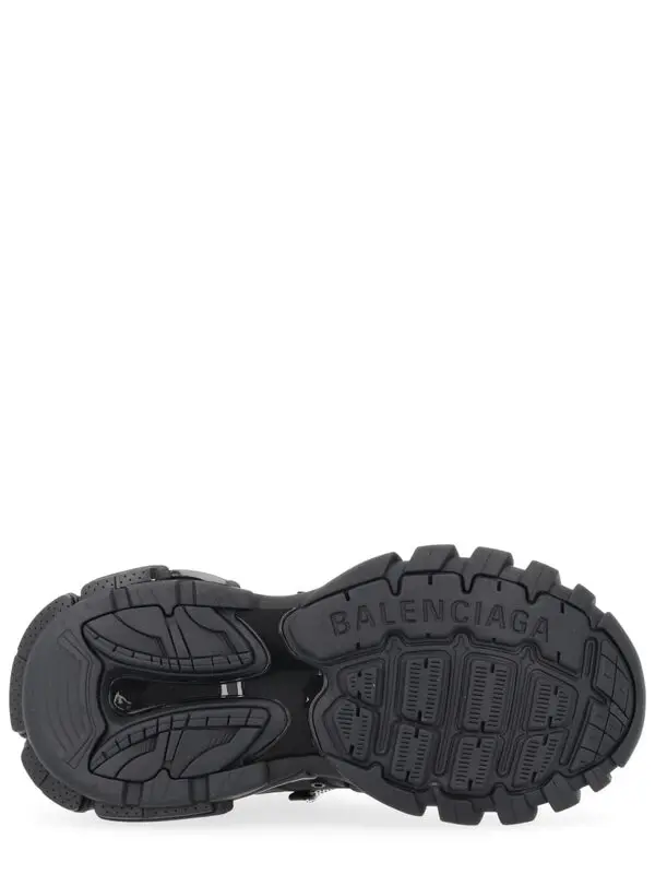 Balenciaga Track Trail Lace Up Sneakers - Black