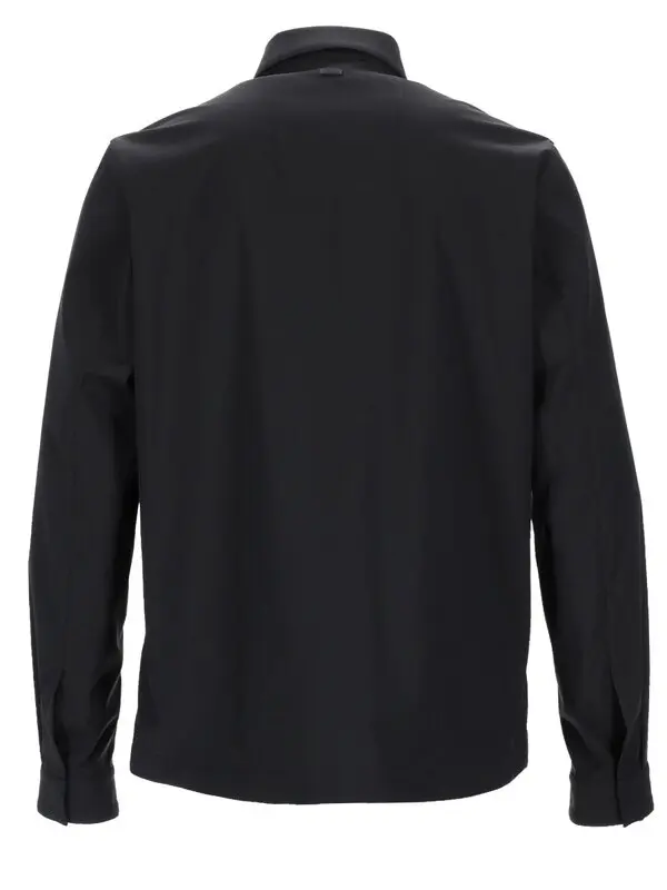 Herno Overshirt In Misto Lana