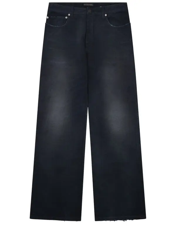 Balenciaga Jeans With Knee Bend - Blue