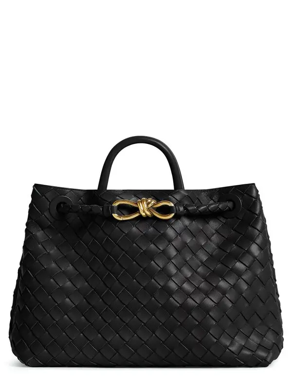 Bottega Veneta Let's Go Medium Bag - Black