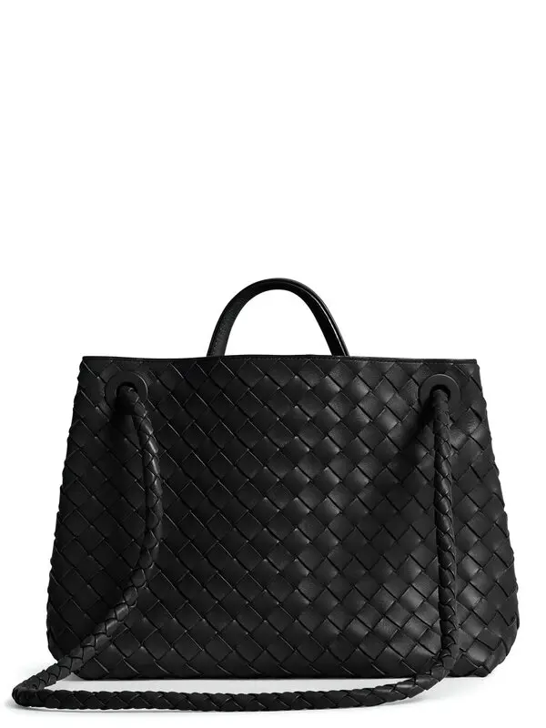 Bottega Veneta Let's Go Medium Bag - Black