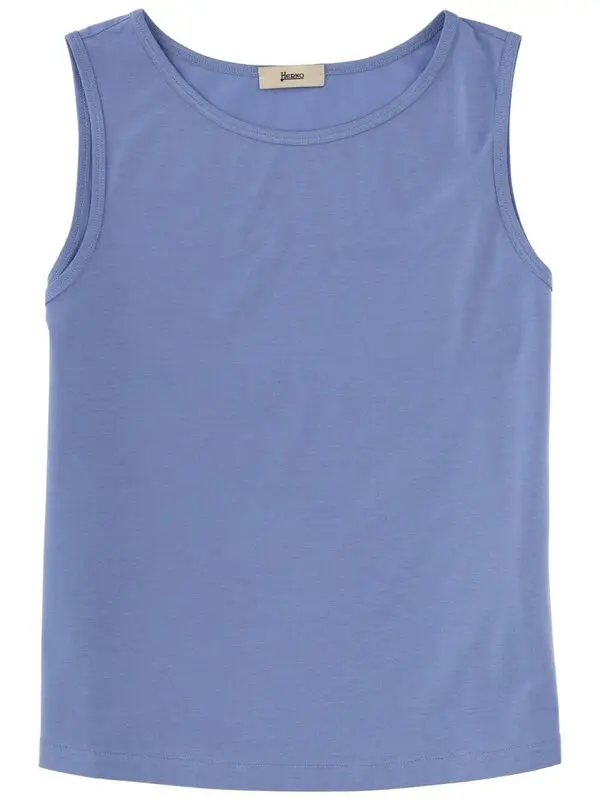 Herno Sleeveless Cotton-blend Top