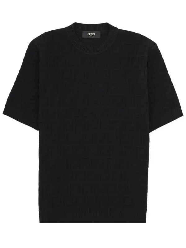 Fendi Ff Cotton T-shirt - Black