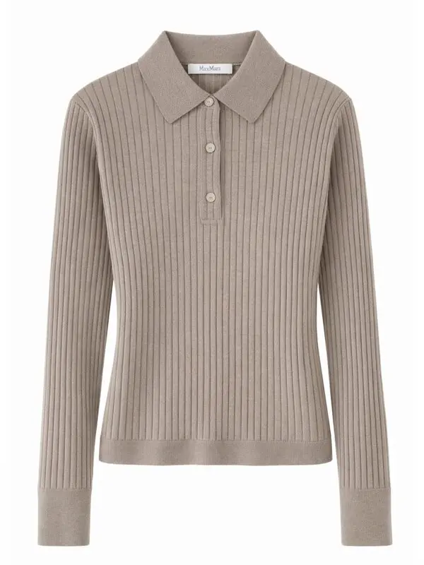 Max Mara Cashmere Polo Shirt - Multicolor