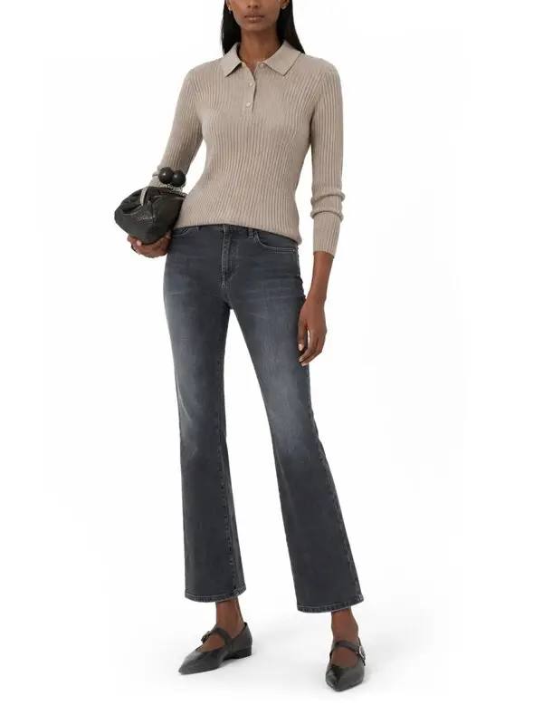 Max Mara Cashmere Polo Shirt - Multicolor