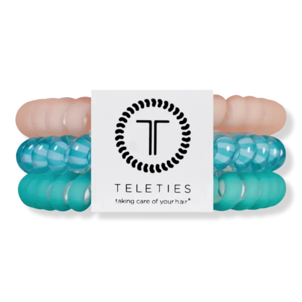 TELETIES Hair Ties Pack Of Three - Splash Zone