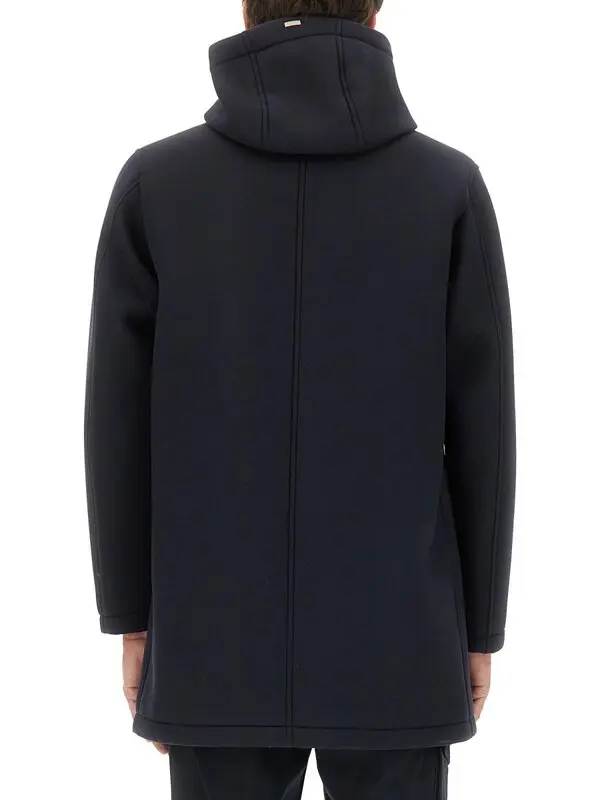 Herno Long Parka In Three Layers Scuba