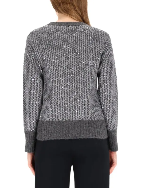 Herno Metallic Effect Sequin Jersey