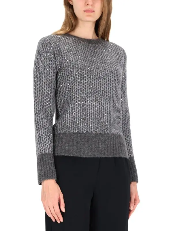Herno Metallic Effect Sequin Jersey