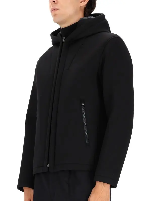 Herno Three-layer Water-repellent Hooded Jacket