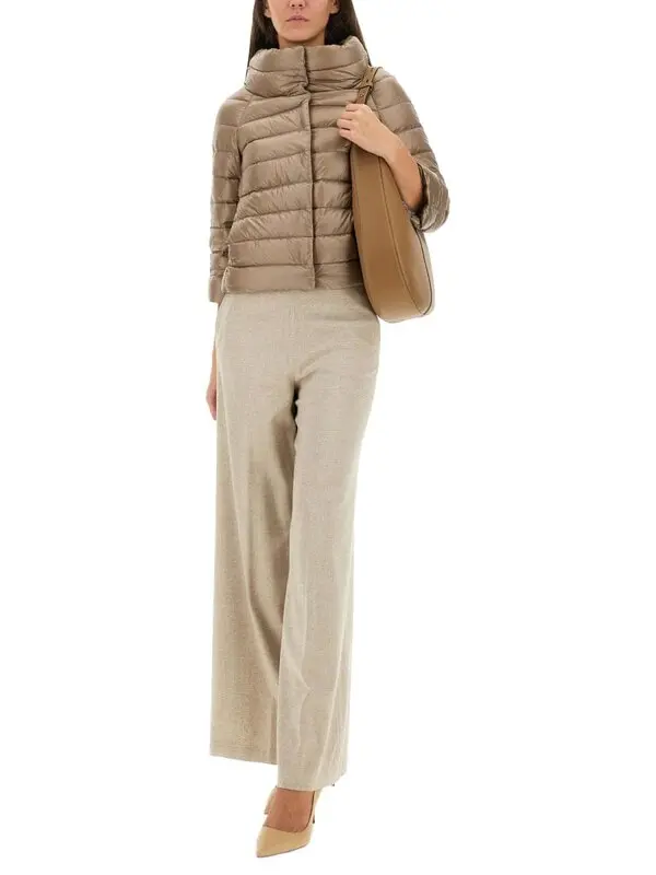 Herno Wide-leg Pants - Cream