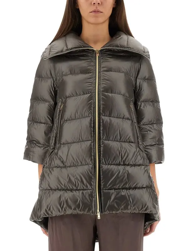 Herno A-shape Cleofe Jacket - Black