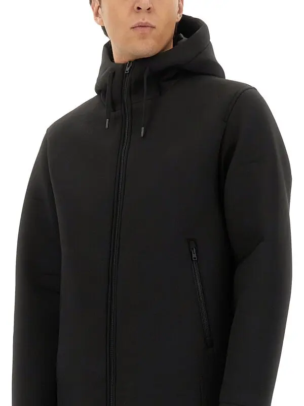 Herno Long Parka In Three Layers Scuba