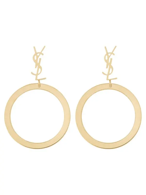 Saint Laurent Orecchini Cassandre Con Pendente