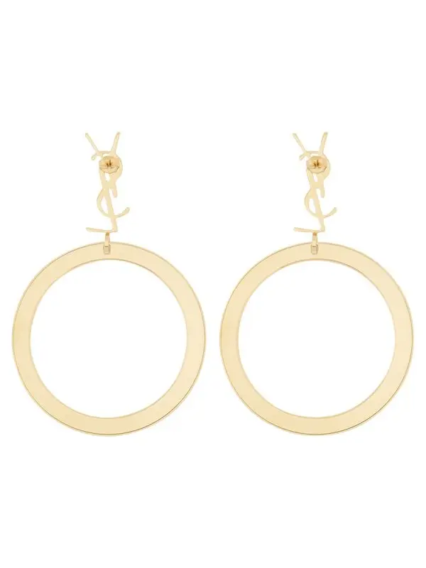 Saint Laurent Orecchini Cassandre Con Pendente