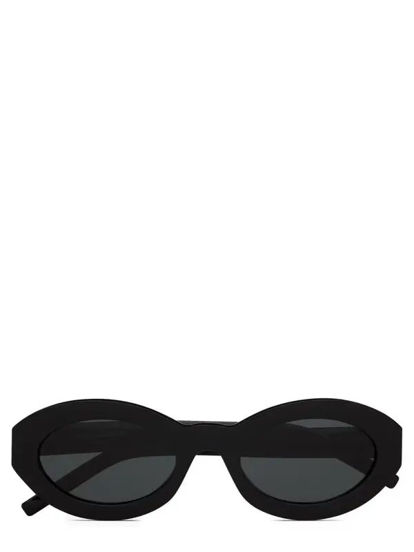 Saint Laurent Oval Sunglasses - Black