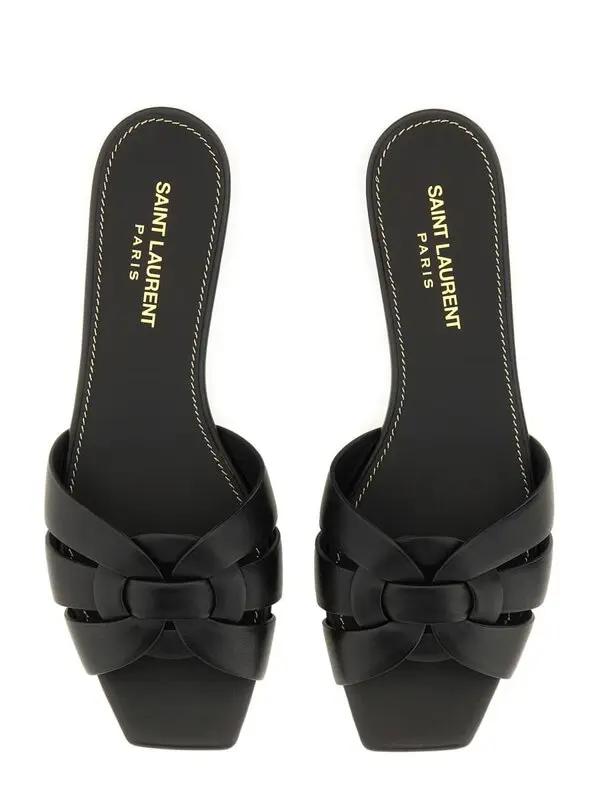 Saint Laurent Tribute Mule - Black