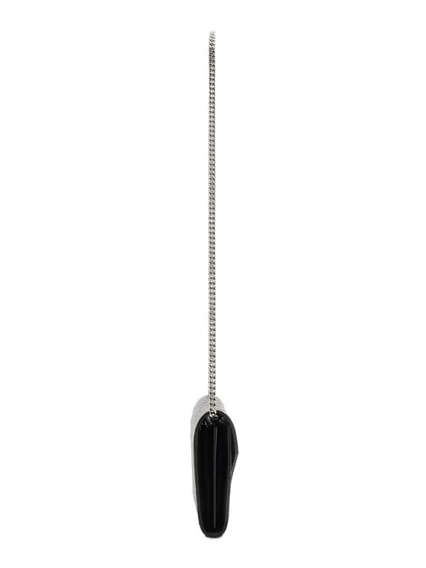 Saint Laurent Cassandre Chain Pouch - Black