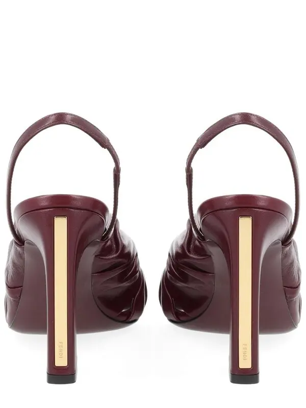 Fendi Slingback Arco Sandals - Multicolor