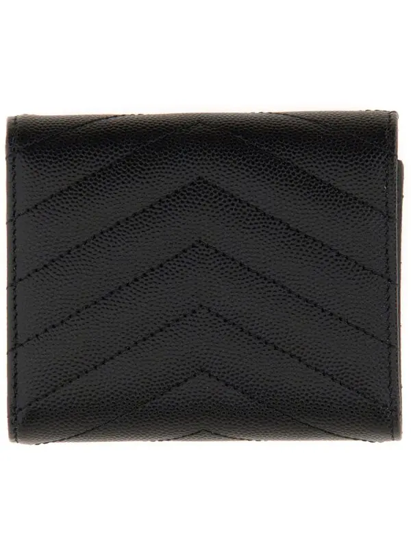 Saint Laurent Portafoglio Cassandre Matelassé Multi-fold