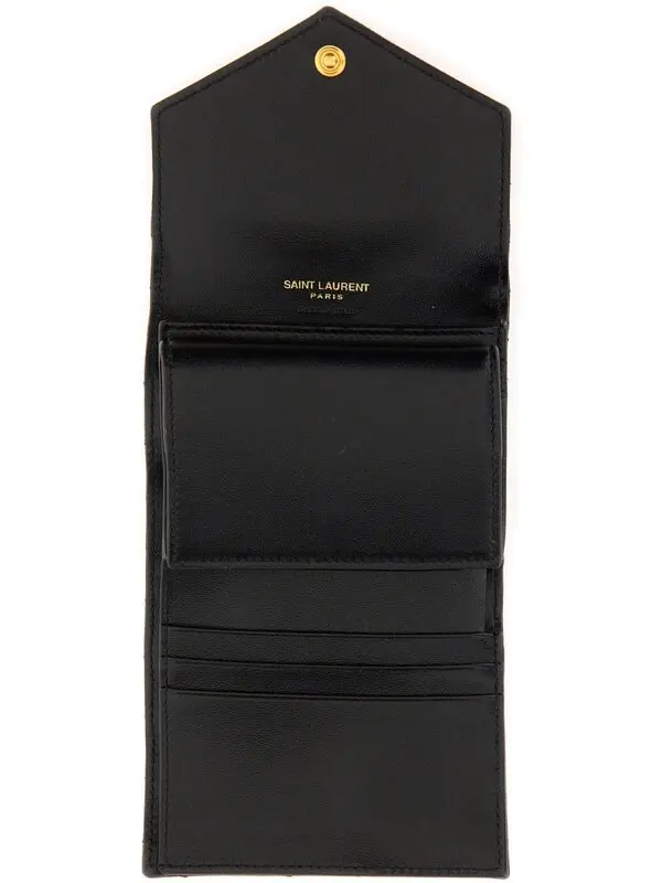 Saint Laurent Portafoglio Cassandre Matelassé Multi-fold