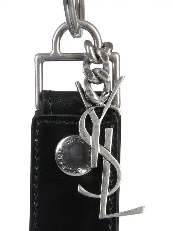 Saint Laurent Portachiavi Monogram - Black