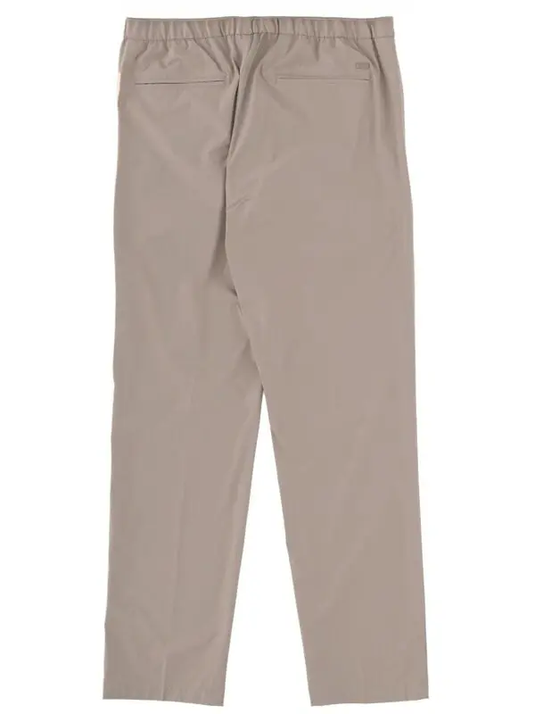 Herno Tailored Stretch Logo Pants - Gray