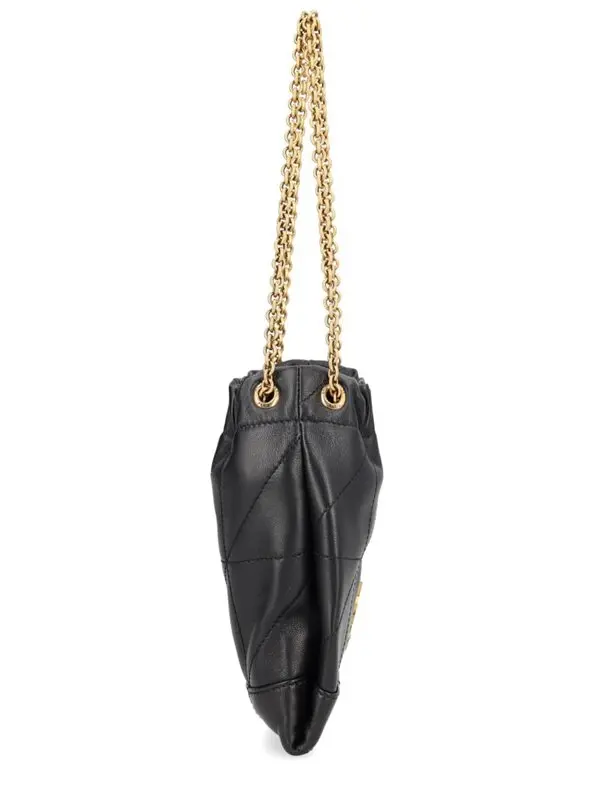 Saint Laurent Cassandre Logo Bag - Black