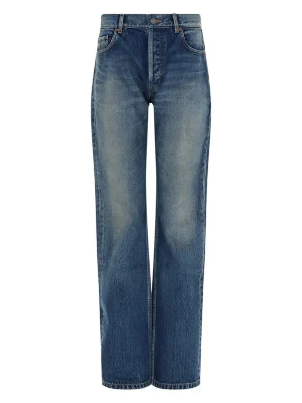 Saint Laurent Jeans Straight Fit - Blue